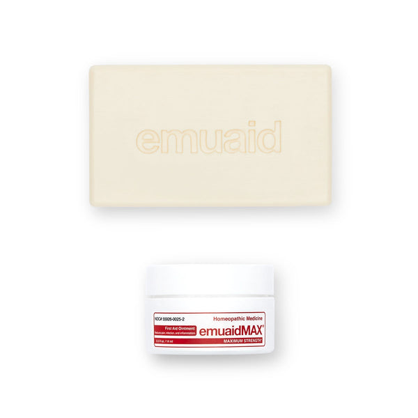 Buy 0.5oz EMUAIDMAX and Receive 10% Off Therapeutic Moisture Bar